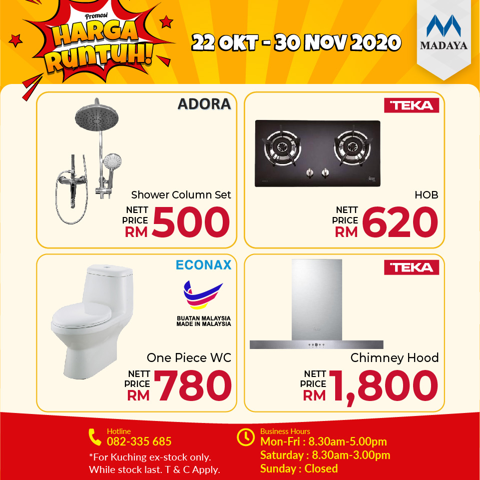 Harga Runtuh! Big Sales of Bathroom Collection - MADAYA